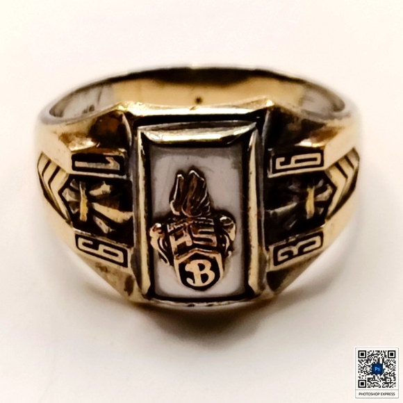 Vintage | Jewelry | Vintage 936 Mother Of Pearl Class Ring | Poshmark